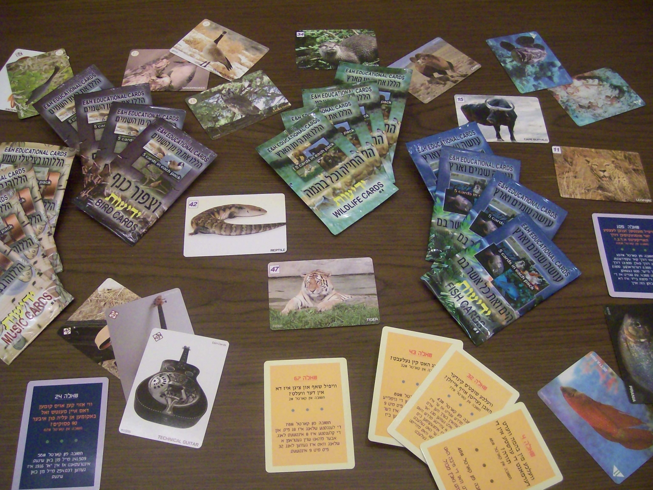 We print trading cards, starter packs & booster packs with foil wraps.